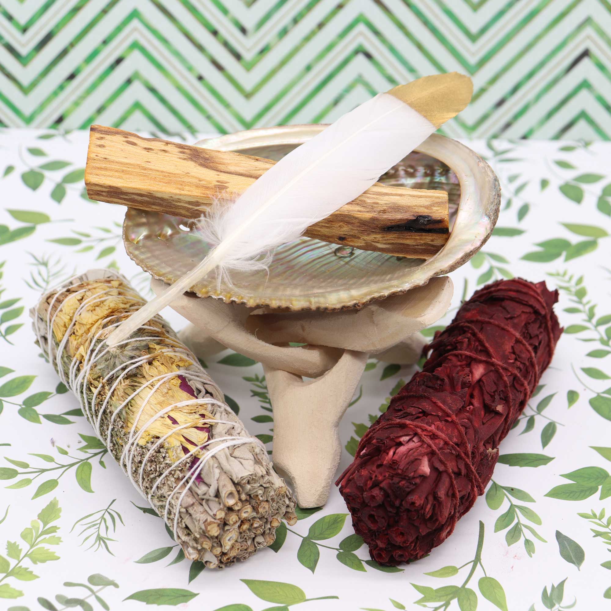 Divine Harmony Smudge Set with Dragon's Blood | Purification Ceremony