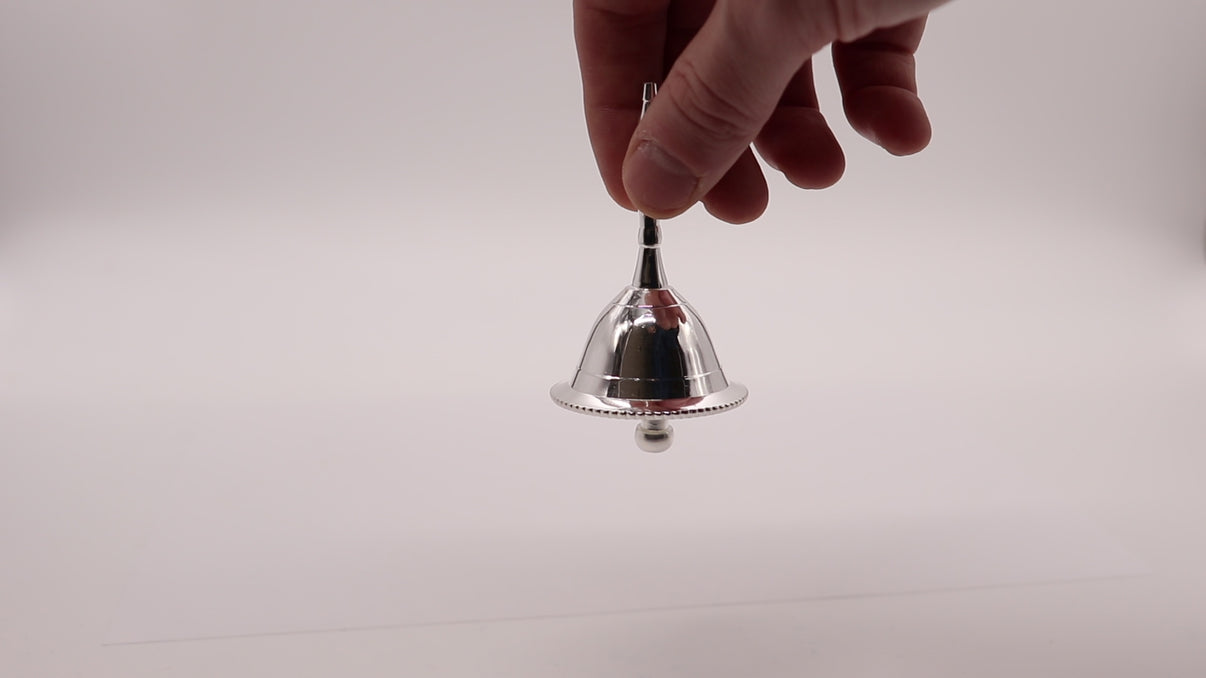 Altar Hand Bell, Silver 3 inch