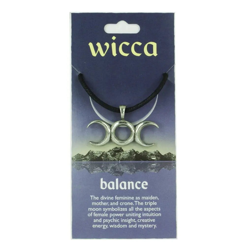 Wiccan Balance Pewter Amulet