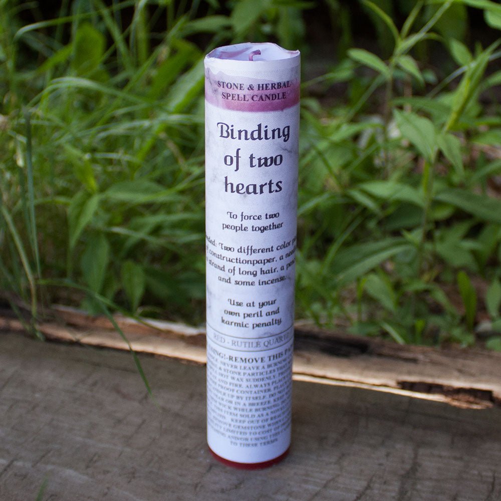 Spell Candle for Binding Two Hearts