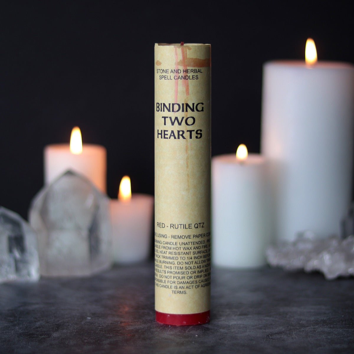 Spell Candle for Binding Two Hearts