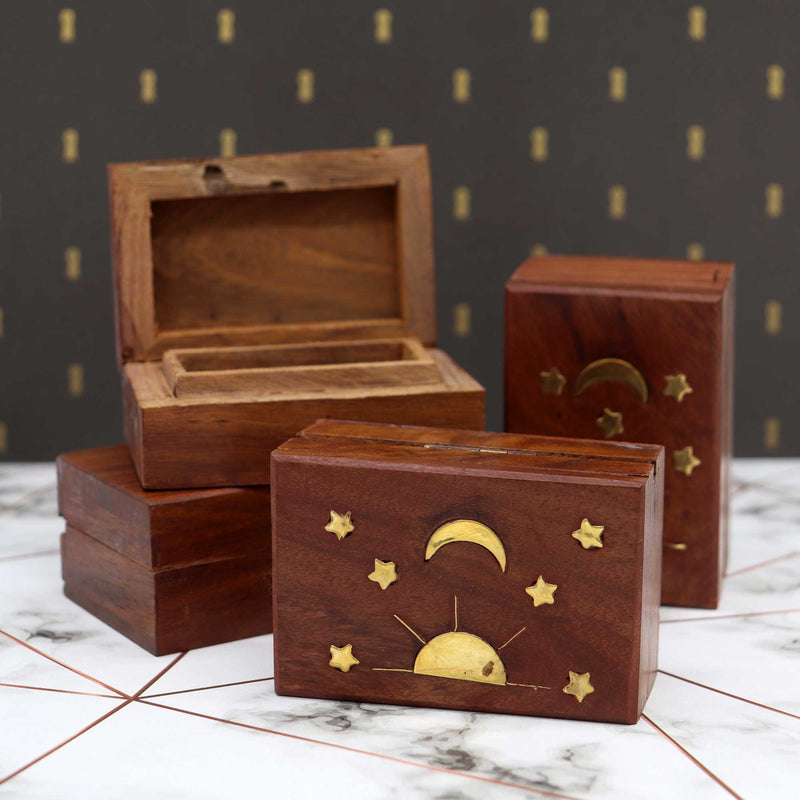 Wicca Boxes | Wood Chests | Jewelry & Tarot Boxes