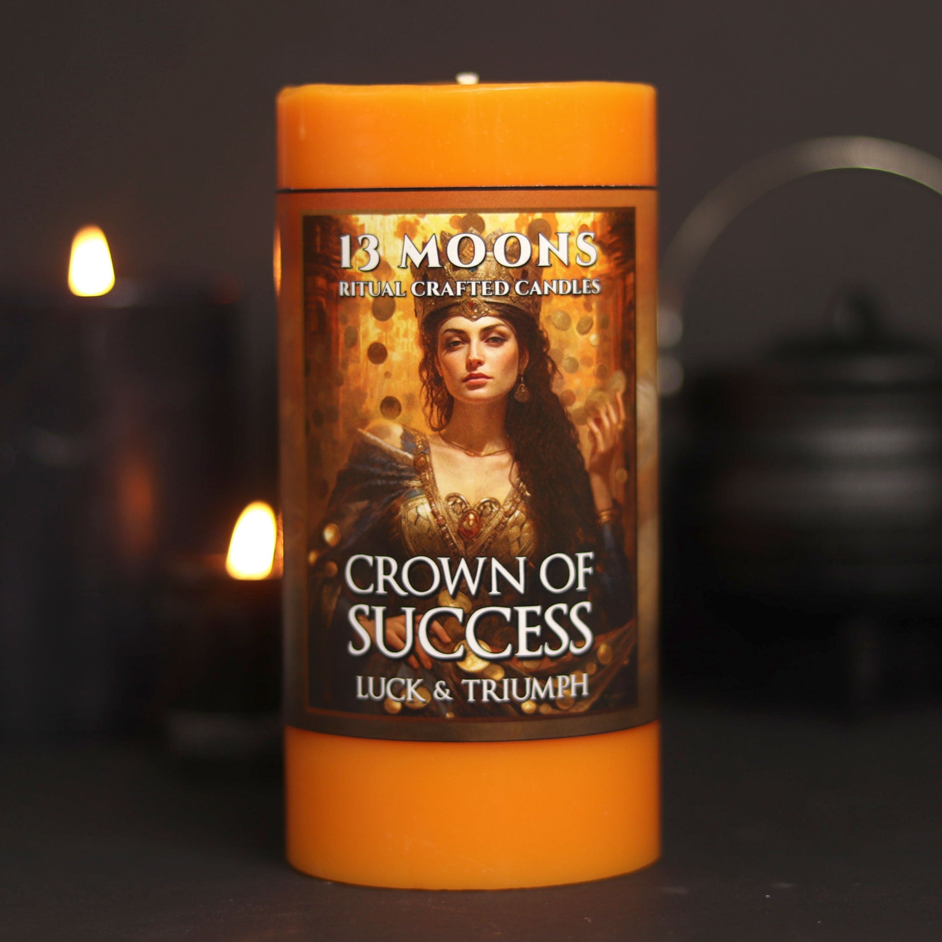 Crown of Success Spell Candle | Wiccan Ritual Altar Candles