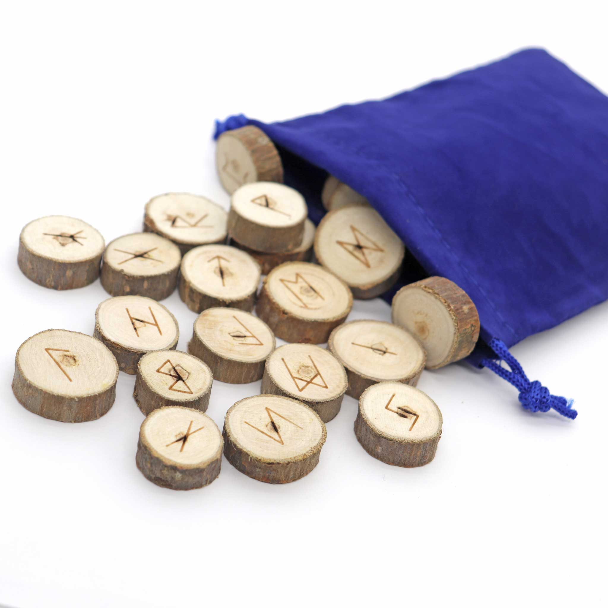 Lilac Wood Rune Set