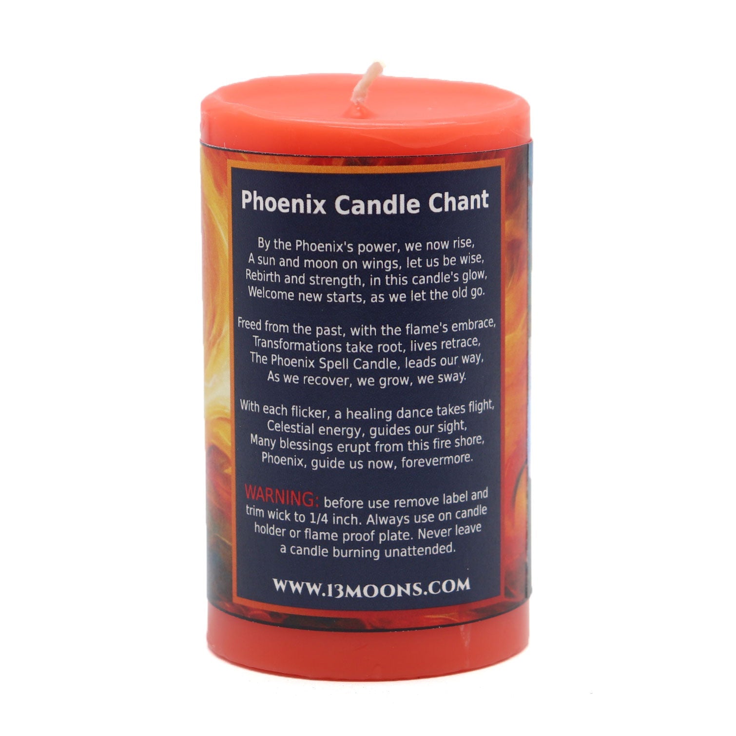 Handcrafted Phoenix Ritual Candle - Uncover Hidden Powers
