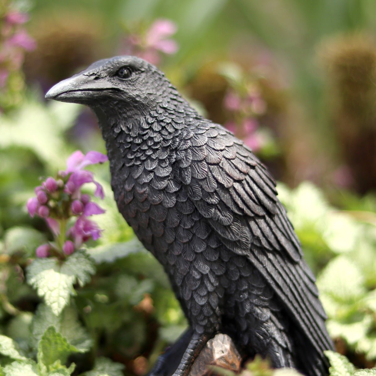 Raven Statue for Witches Altar