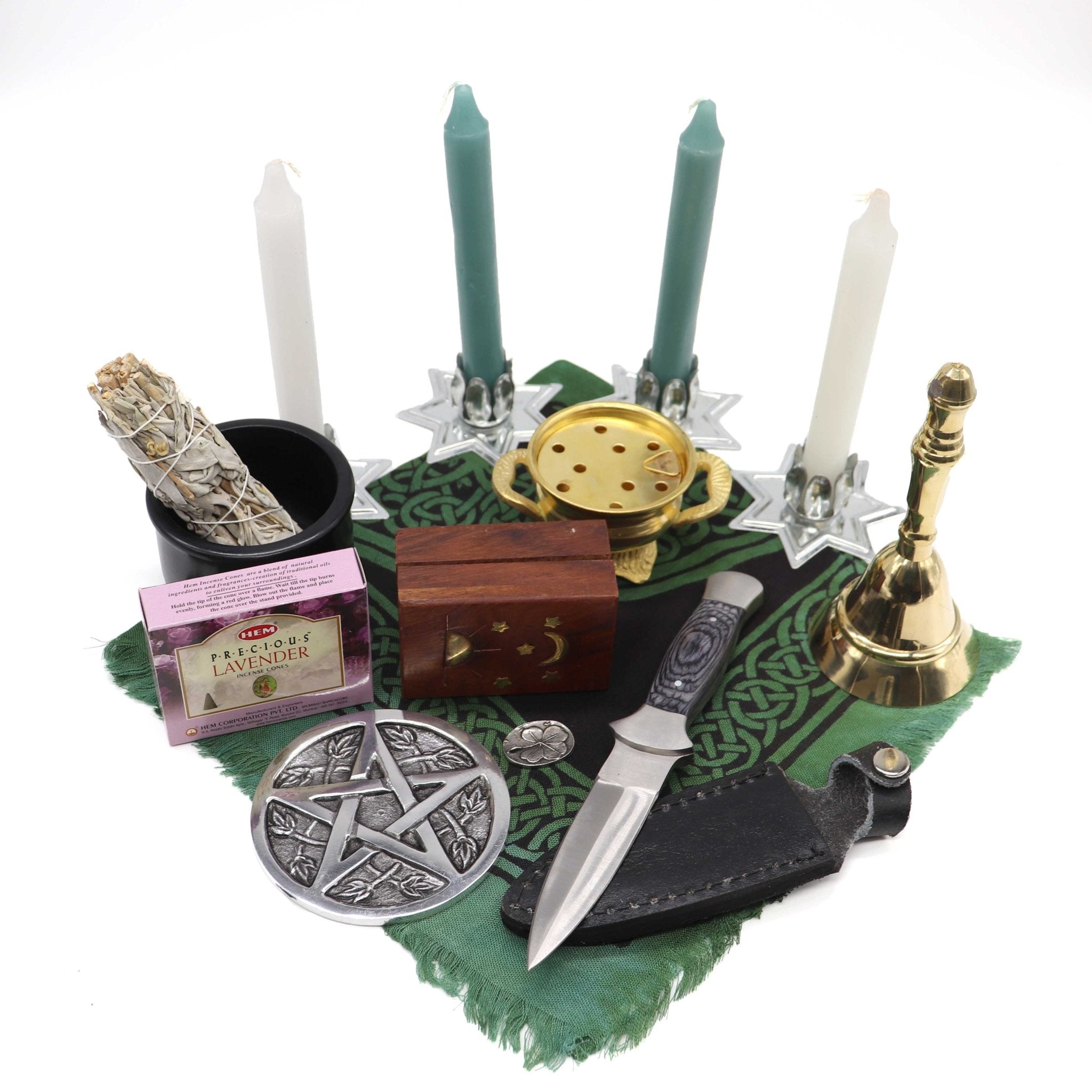 Ritual Altar Tool Sets for Wicca, Witchcraft | 13 Moons Altar Supplies