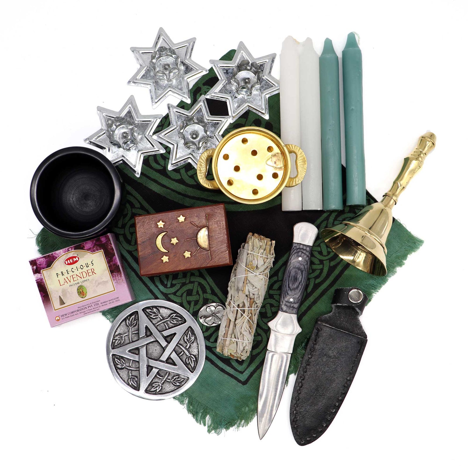Ritual Altar Tool Sets for Wicca, Witchcraft | 13 Moons Altar Supplies