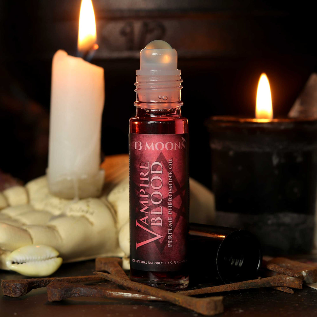 Vampire Blood Pheromone Oil – Seduction & Passion Blend | 13 Moons